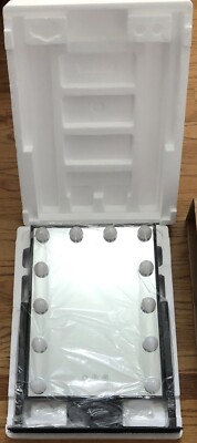 Voa Vanity Mirror Modern Reflections 18061 Hollywood Black Frame | eBay