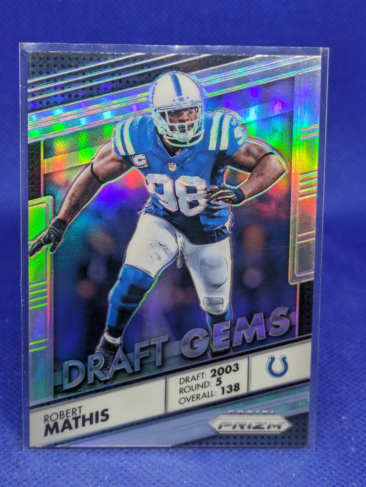 2016 Panini Prizm Draft Gems Silver Prizm Robert Mathis #2 | eBay