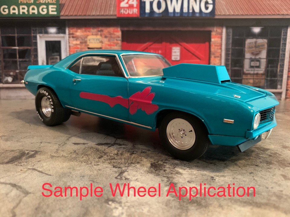 Custom 1/18 HPD GMP 51451C Weld Draglite Wheels with Wide Street Drag ...