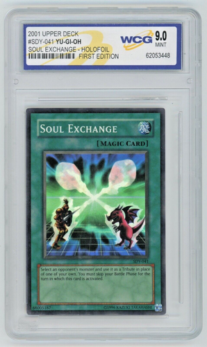 Yugioh TCG SDY-041 Soul Exchange Holfoil First Edition 1st WCG 9 Mint ...