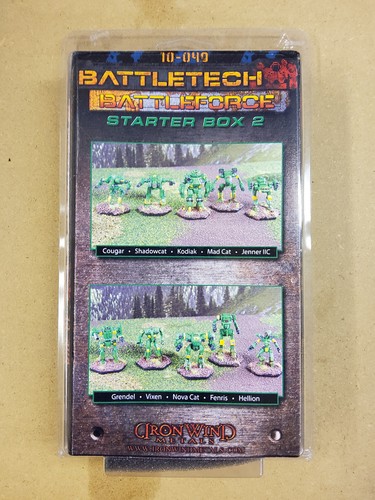 Battletech Miniatures - Battleforce Scale Starter Box 2 - Clan - 10-049 ...