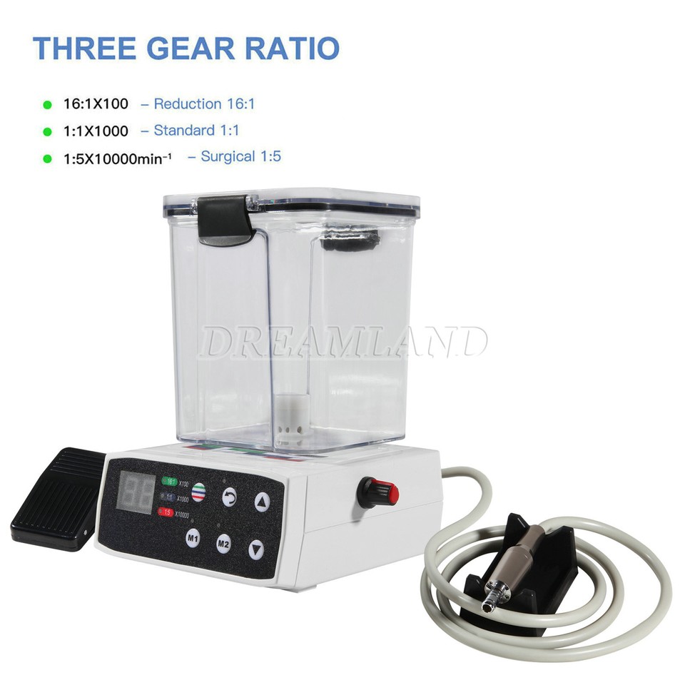 NSK Style Dental Brushless LED Electric Micromotor Motor (Water Tank ...