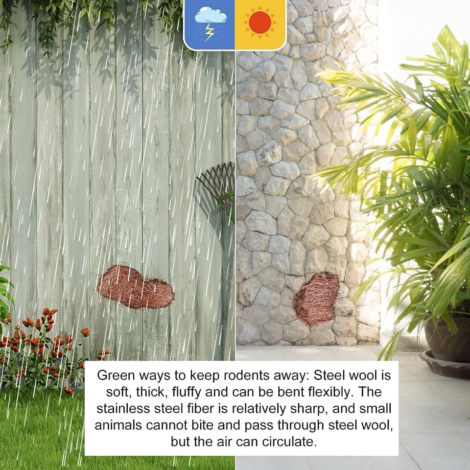 Copper Mesh Roll for Mice Rat Rodent Repllent Sturdy 32 Feet Copper ...