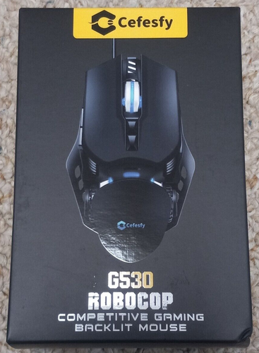 BRAND NEW! Cefesfy G530 Robocop Competitve Gaming Backlit Mouse | eBay