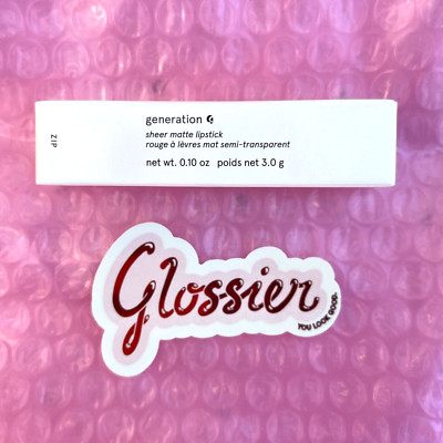 ️💄 Glossier ZIP Generation G ORIGINAL Brand New RARE!! + Collectable ...