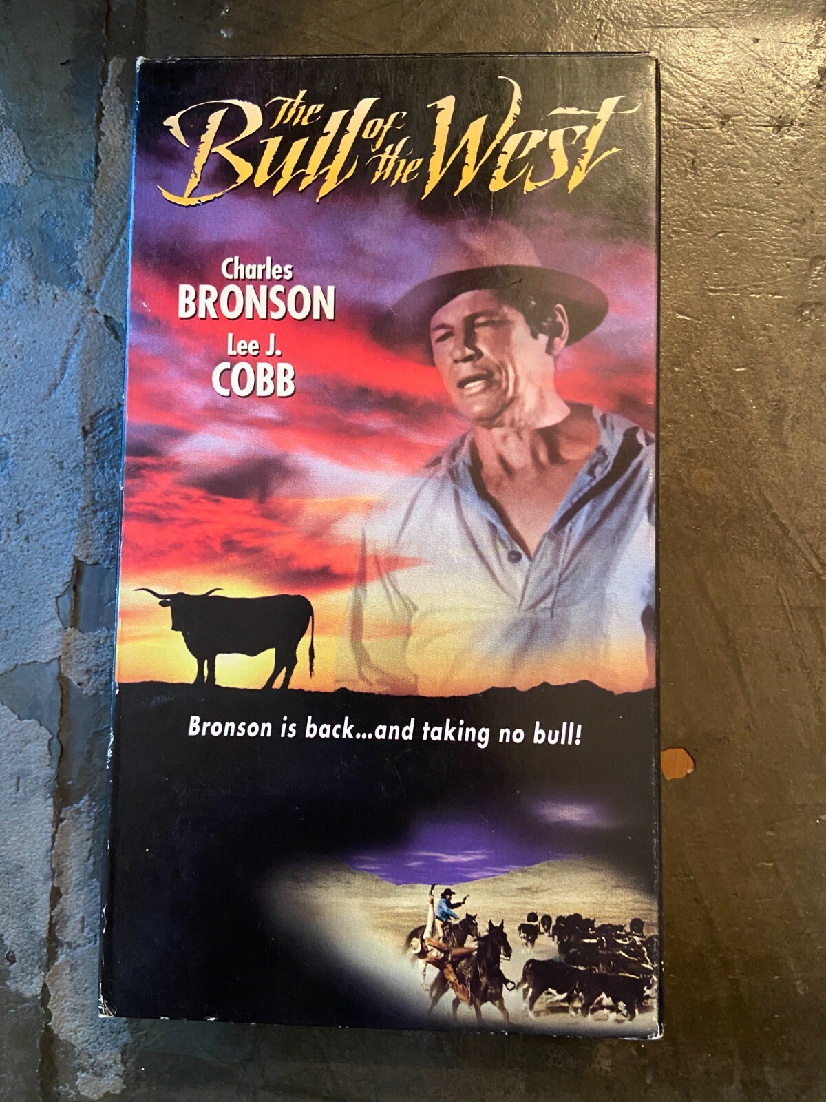 THE BULL OF THE WEST rare Western vhs CHARLES BRONSON Lee Cobb BRIAN ...