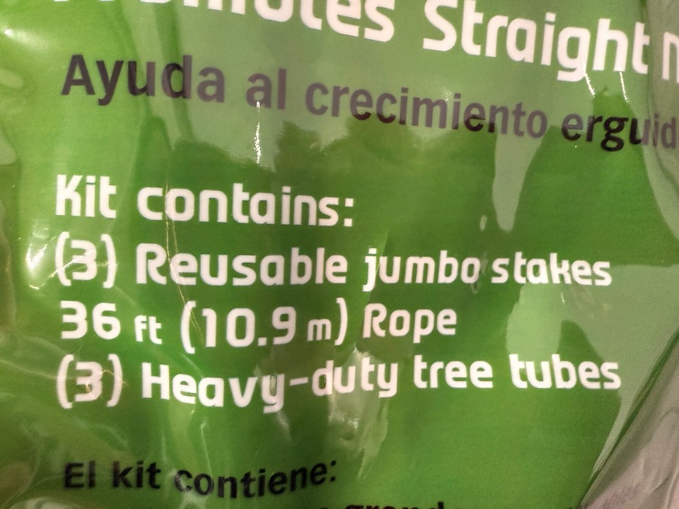 QTY 3 KITS Vigoro Heavy Duty Tree Support Stake Kits w/ 15" Stakes ...