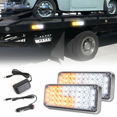 LED Strobe Light Bar Wireless Trailer Road Beacon Warn Rechargeable ...