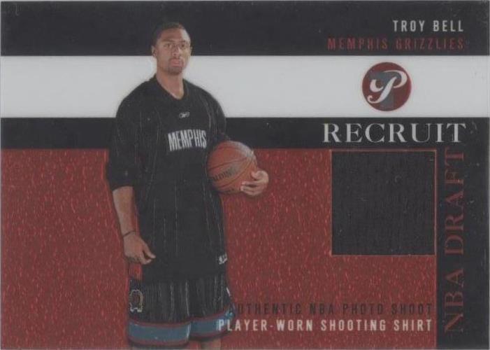 2003-04 Topps Pristine - Recruit Relics Troy Bell #PR-TB (MEM, RC) for ...