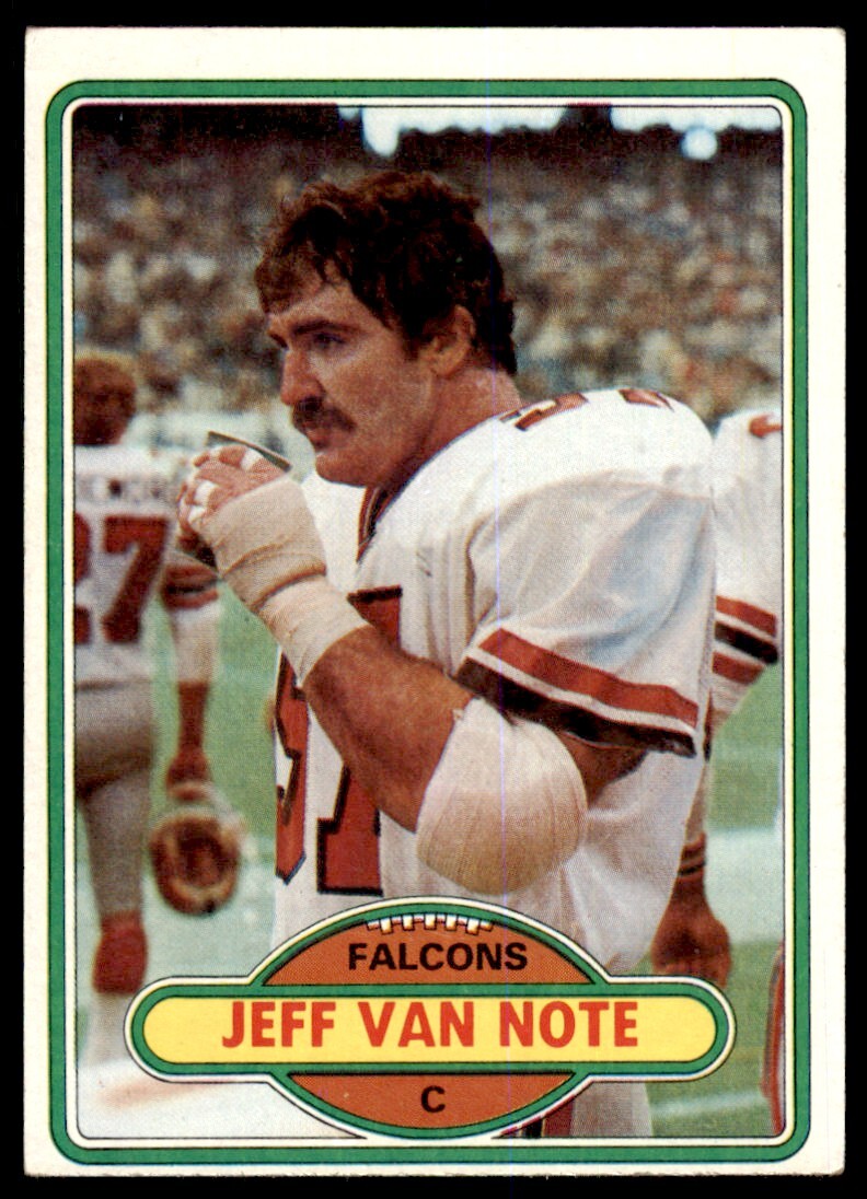1980 TOPPS JEFF VAN NOTE ATLANTA FALCONS #232 | eBay