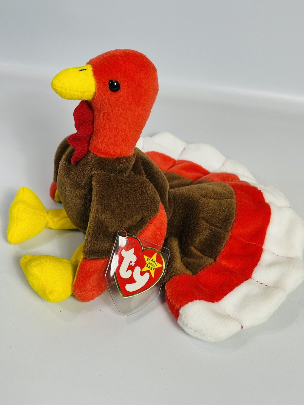 Ty Beanie Baby - GOBBLES the Turkey (5.5 Inch) MINT with MINT TAGS ...