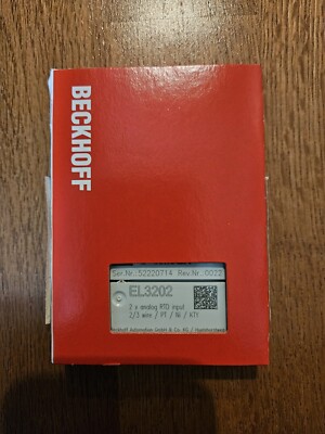 1pcs Beckhoff EL3202 PLC Module EL 3202 New In Box. | eBay