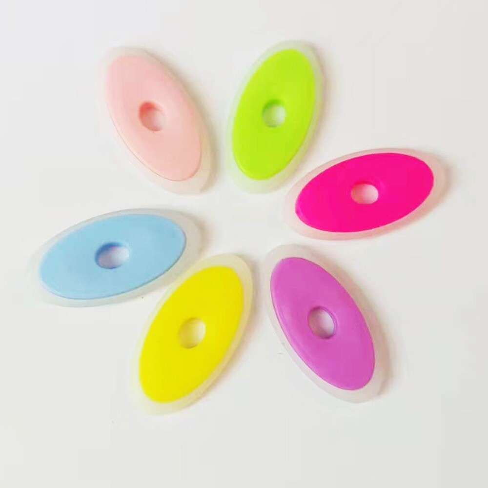 6pcs Cute Color Oval Eraser Neutral Erasable Pen Correction Supply | eBay