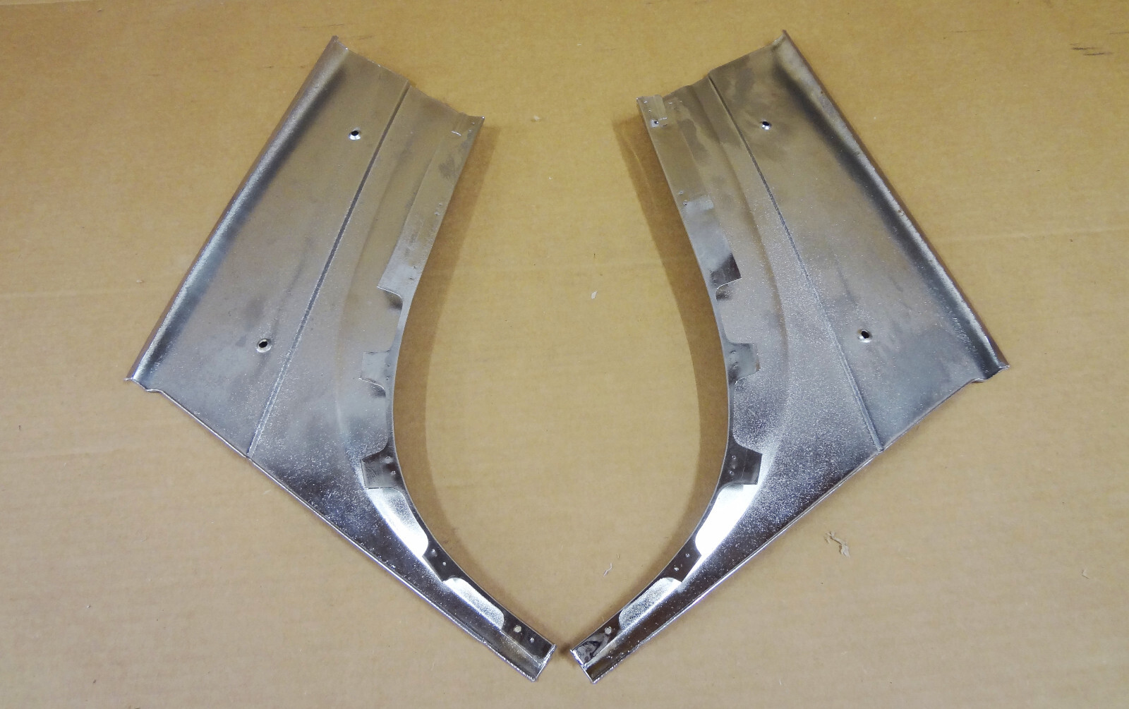 1955 1956 Ford Crown Victoria Interior Roof Side Chrome Garnish ...