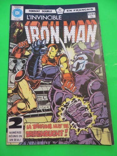 INVINCIBLE IRON MAN #83-84 52 PAGES FRENCH COMIC BOOK HERITAGE 1980 ...