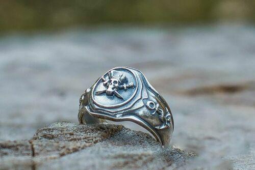 Unique & Original Pirate Handmade Design Men's 925 Sterling Silver ...