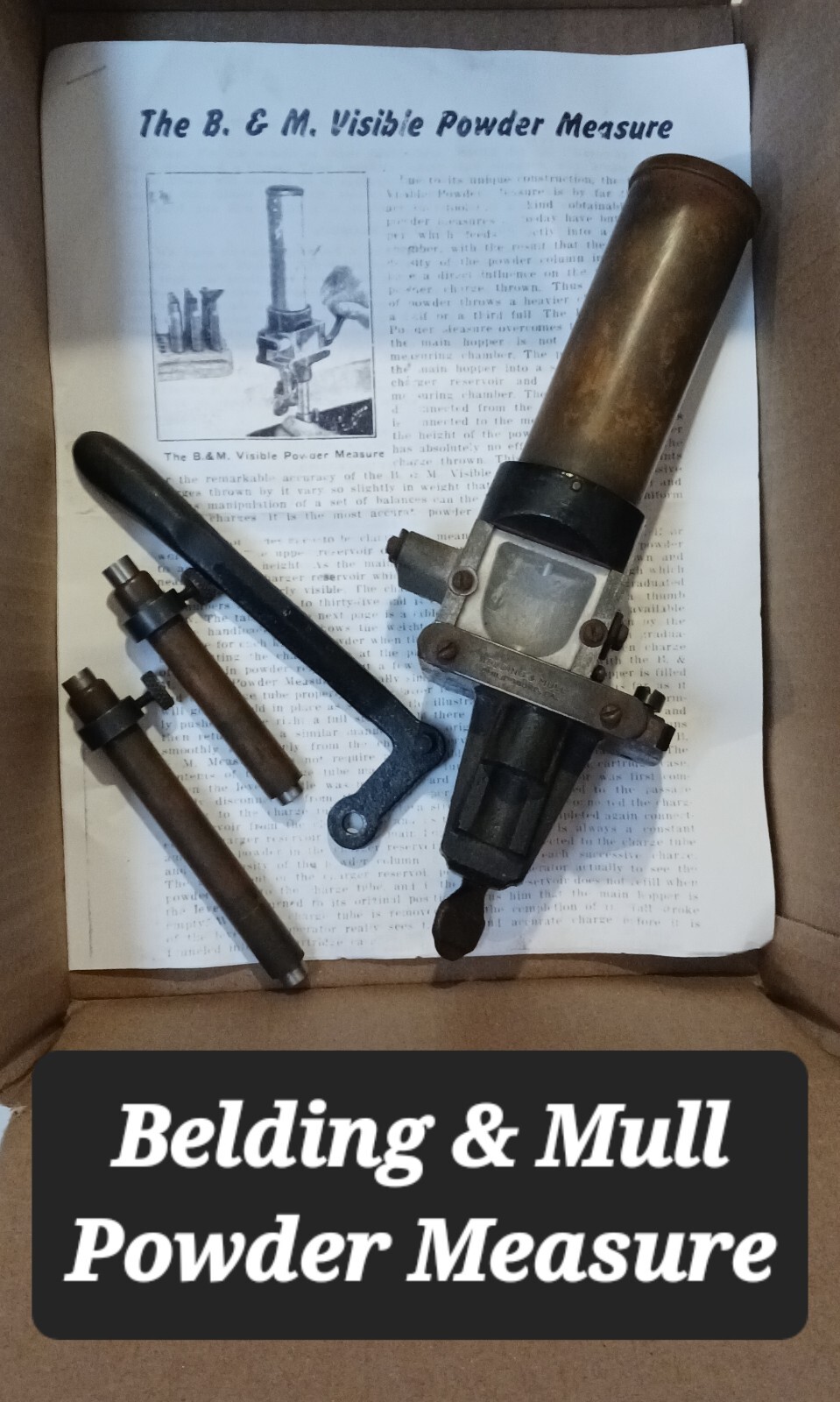 Belding & Mull "Old School" Powder Measure | eBay