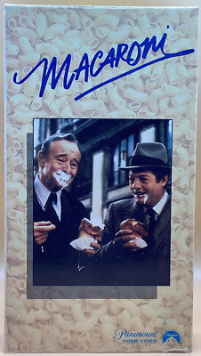 Macaroni (1986) VHS Jack Lemmon, Marcello Mastroianni Paramount Comedy ...