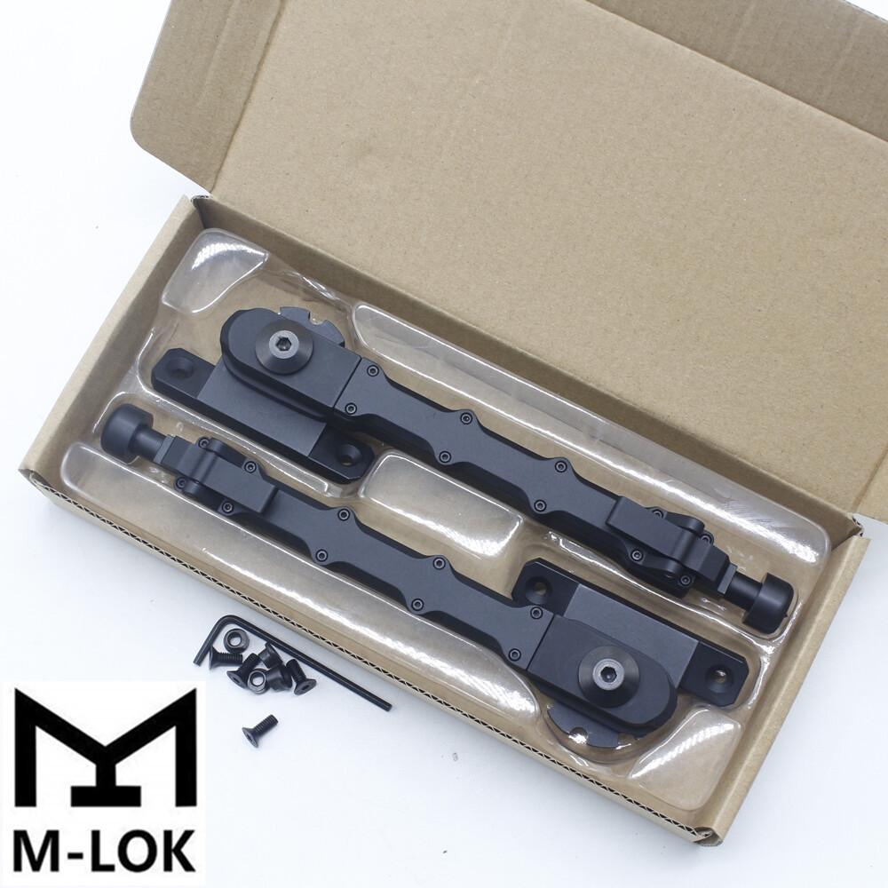 Aluminum 7.5" - 9" Hunting Rifle Bipod Lightweight Adjustable for M ...