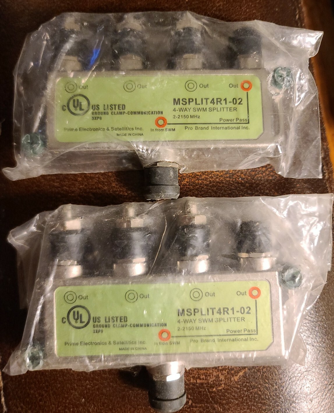 DIRECTV 4-way 1x4 Zinwell Swim Splitter SWM Multi Switch HD Msplit4r1 ...