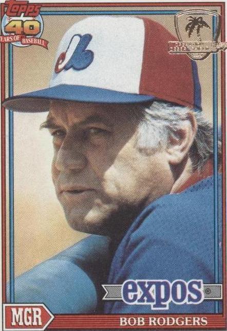 1991 Topps - Team Leaders Buck Rodgers #321 Operation Desert Shield for ...