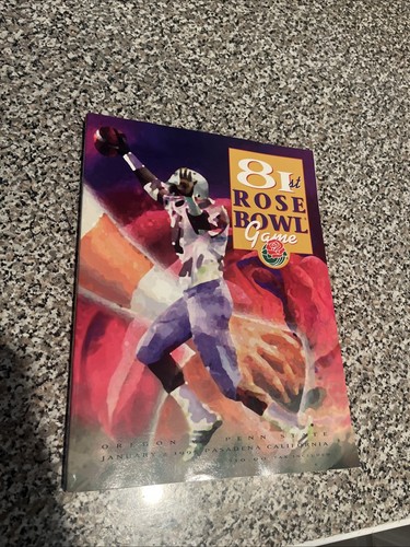 1995 Rose Bowl Program Oregon vs Penn State Football 81st game ...