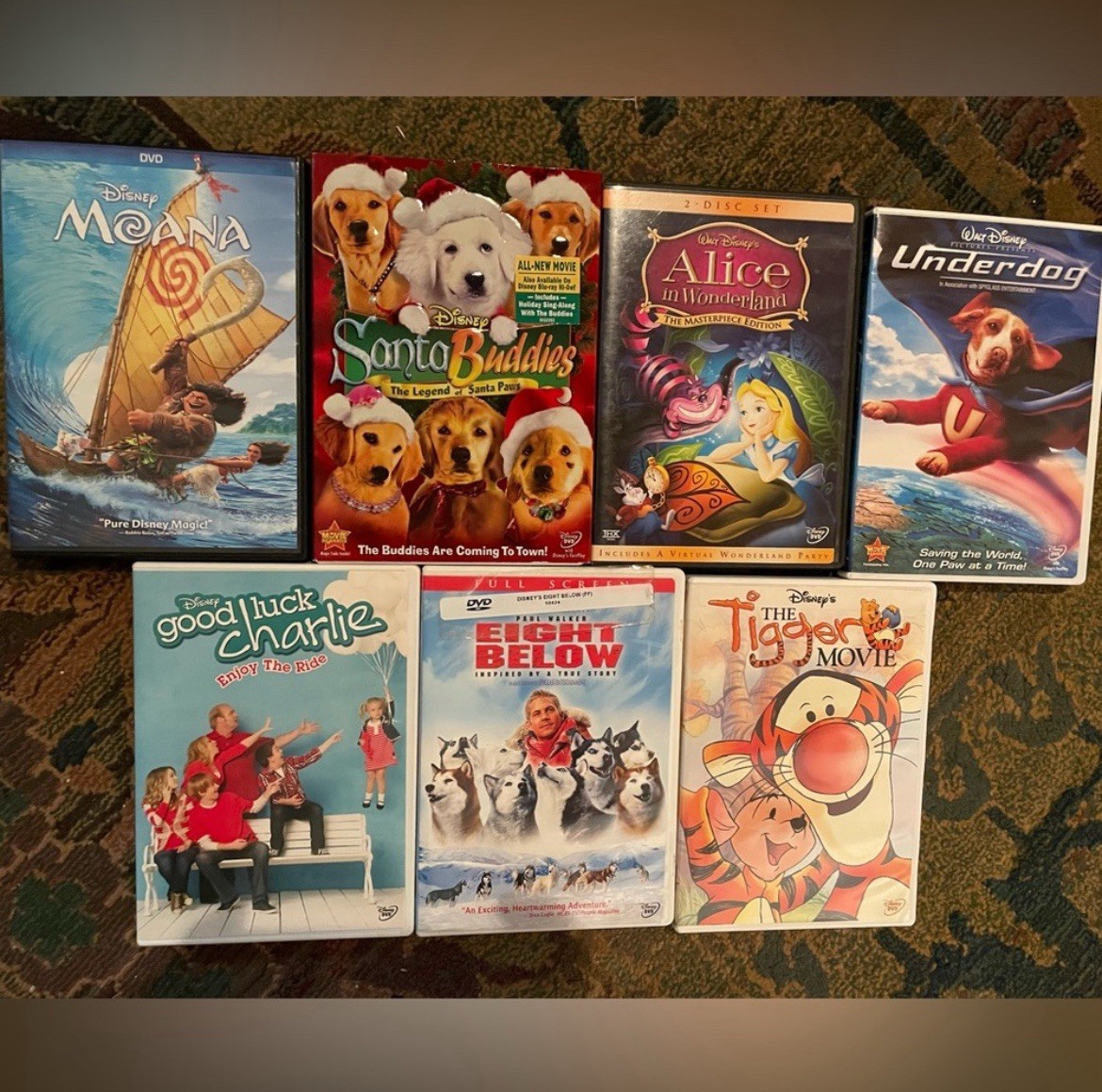 Lot of SEVEN (7) Disney DVDs | eBay