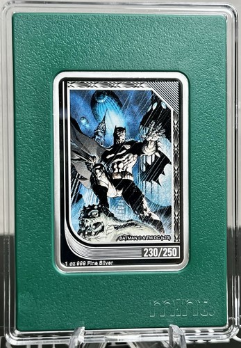 2023 Agoro Original DC COMICS Trading Coin BATMAN #230 1oz Silver ...