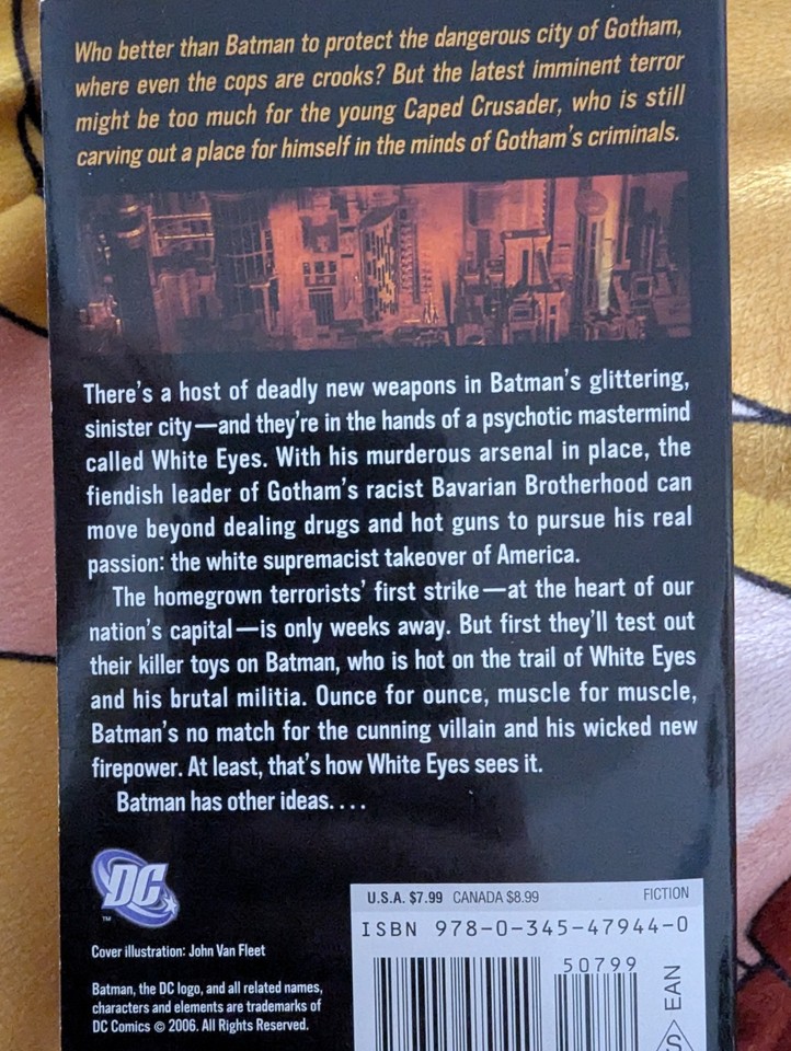 Batman Dead White John Shirley Paperback Book | eBay