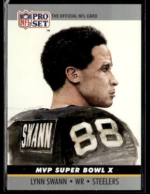 1990 Pro Set #10 Lynn Swann Super Bowl MVP Collectibles Football Card ...