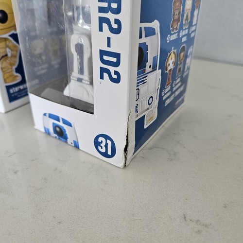 R2-D2 & C-3PO Star Wars Funko Pop! Bundle Vaulted Blue Box Vinyl Figure ...