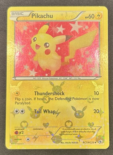 Pikachu RC7/RC25 Pokémon TCG Legendary Treasures Holo Card SHIPS FAST ...