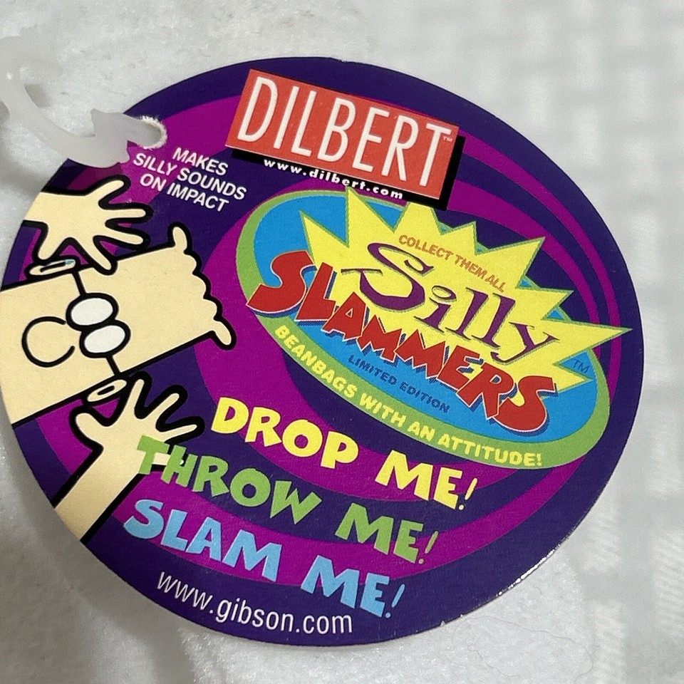 Dilbert Dogbert #124 Silly Slammers Beanbag Plush TOY USED With Tag NO ...