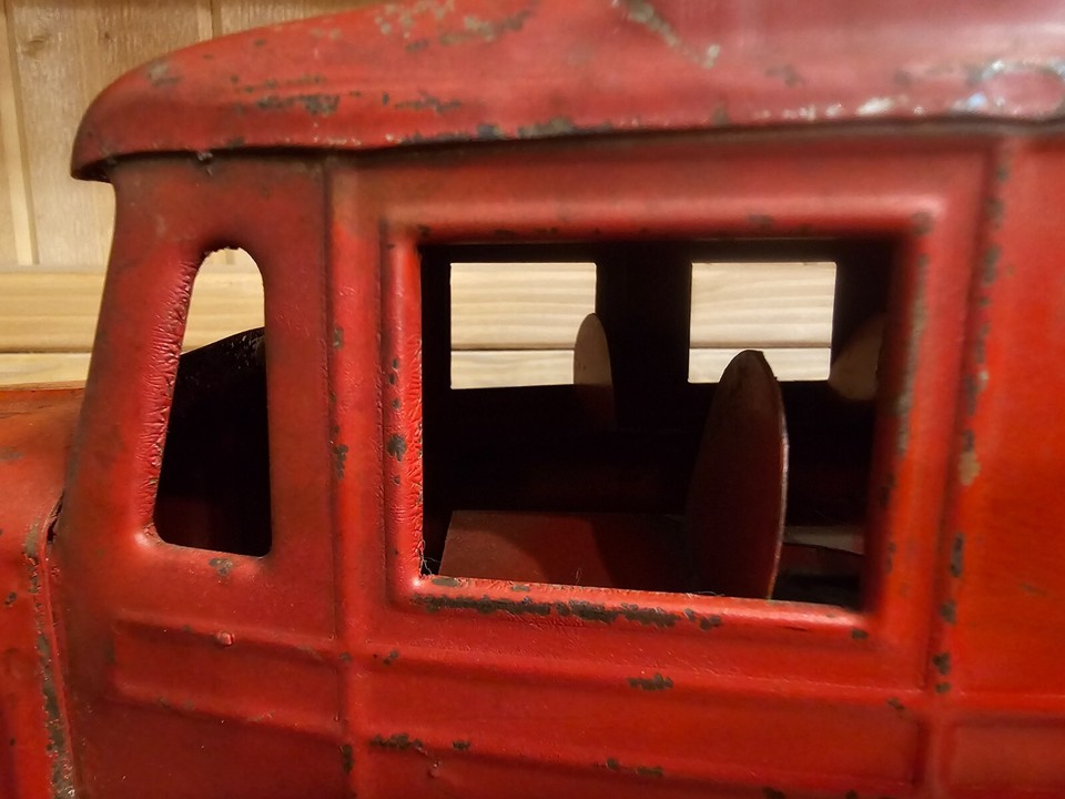 Cor Cor Toys Red Bus Truck c1920 Pressed Steel | eBay