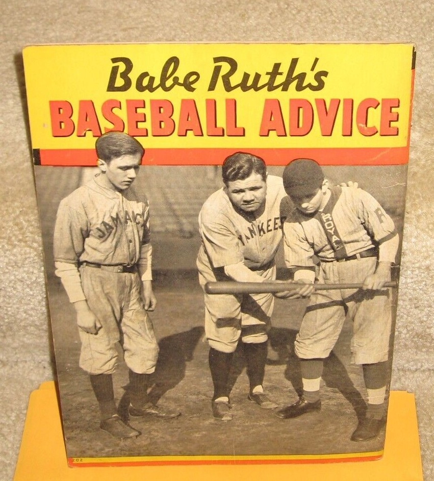 1936 - 'Babe Ruth's Baseball Advice' - PB Book - by Babe Ruth | eBay