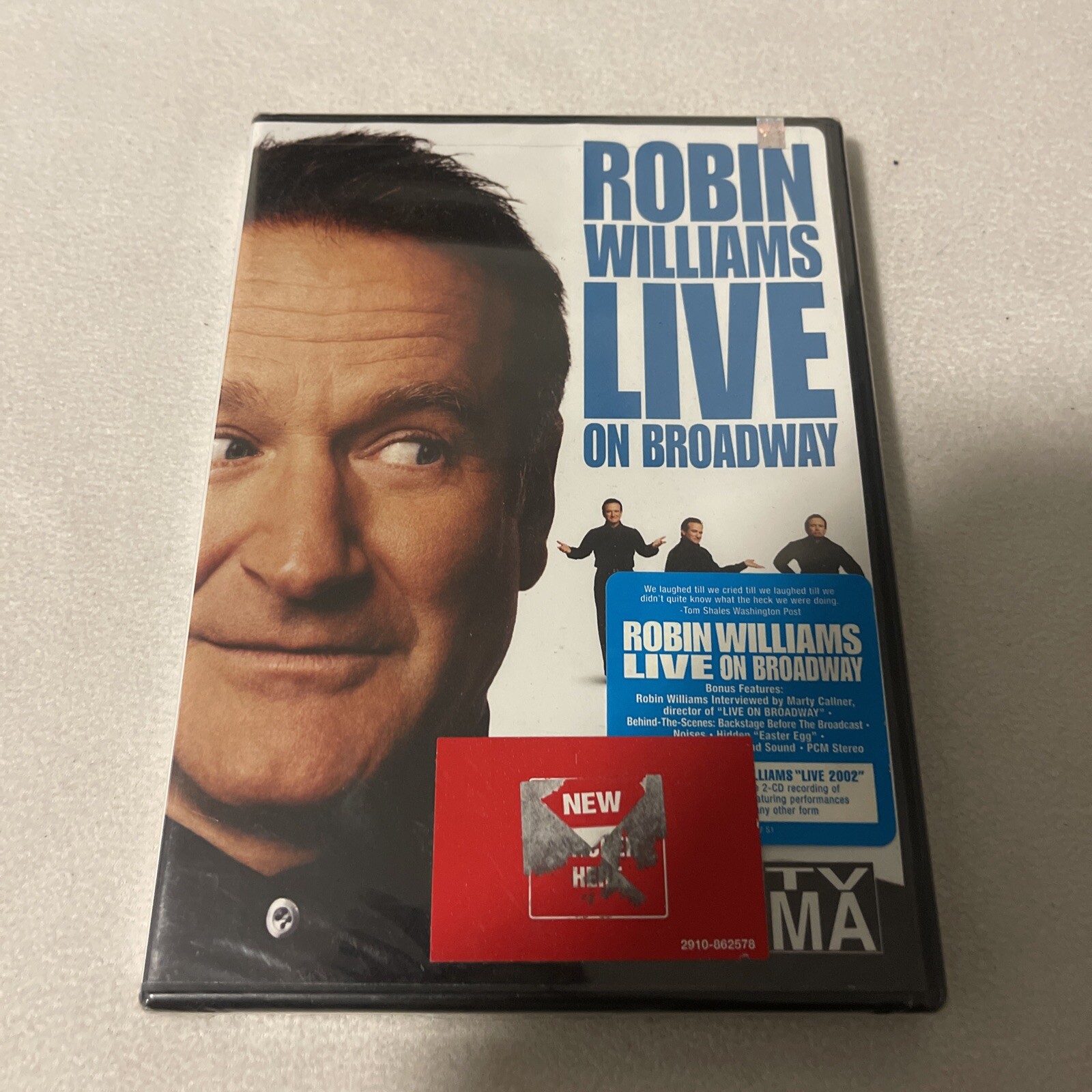 Robin Williams - Live On Broadway (DVD, 2002) NEW SEALED 74645517797 | eBay