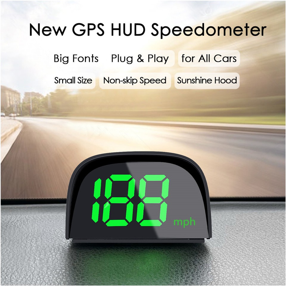 Car Digital GPS Speedometer Head Up Display Speedometer Accessories For ...