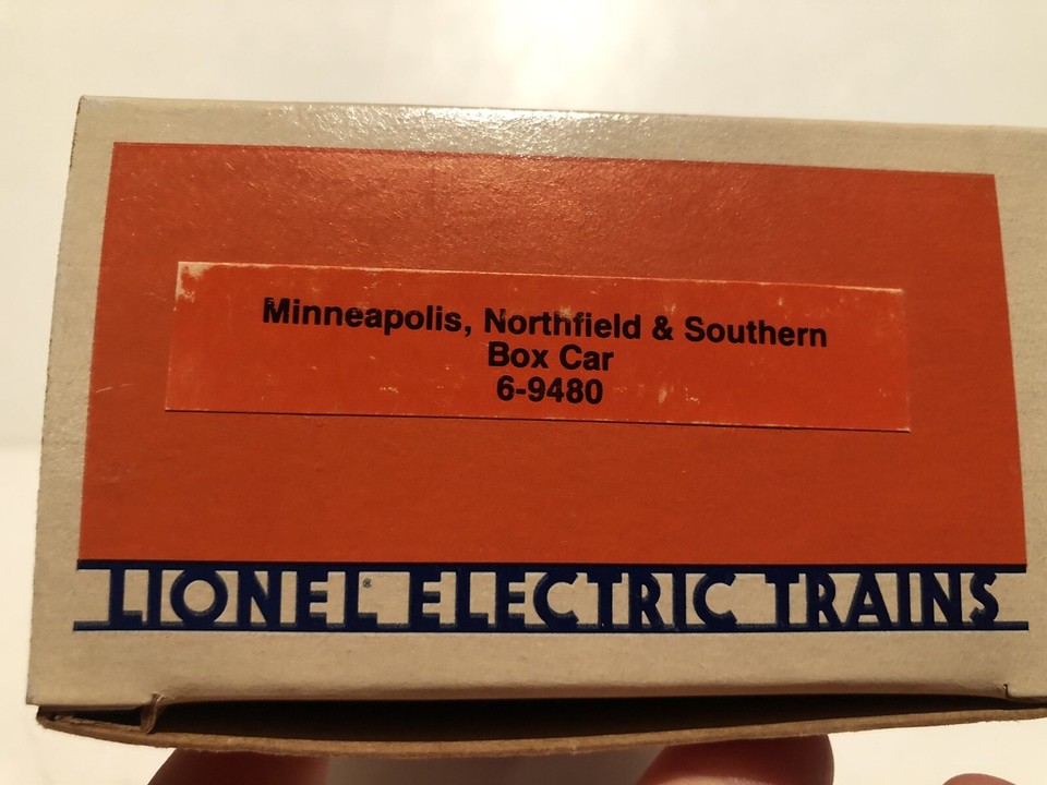 Lionel O Gauge Minneapolis Northfield & Southern MNS #9480 Boxcar #6 ...