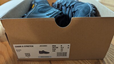 Merrell New InBox Men's Cham 8 Stretch Waterproof Hiking Shoe, Black ...