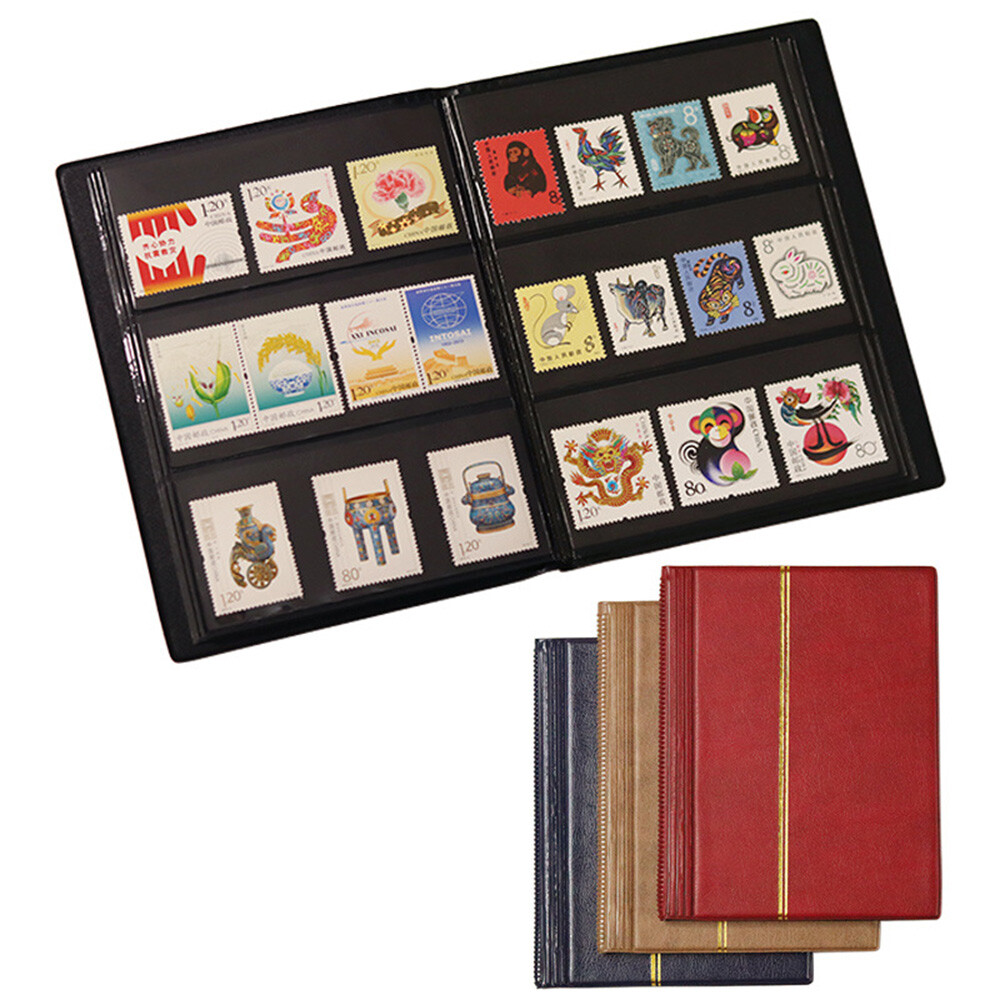20 Sheets Stamps Collection Album Stamps Holder Collection Stamp Albums ...