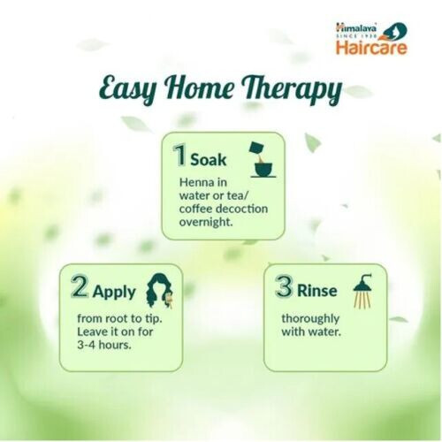 5X Himalaya Natural Shine Henna Mehandi Powder -Hair Color 50g Pack ...