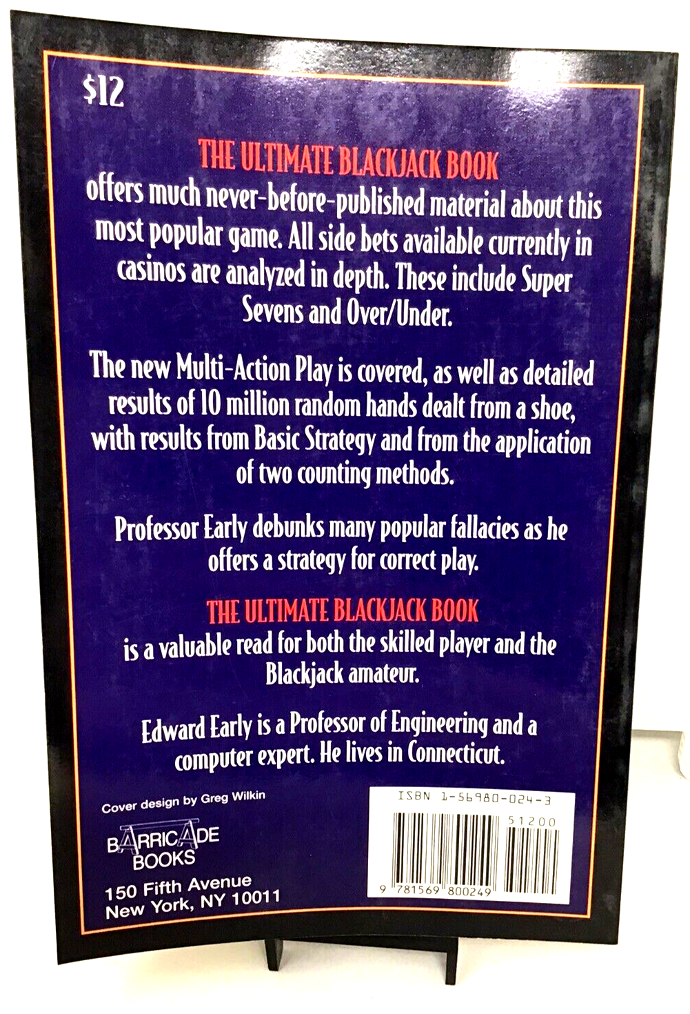 THE ULTIMATE BLACKJACK BOOK By Edward Early~BRAND NEW~:E 9781569800249 ...