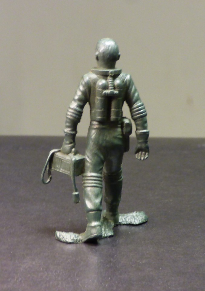 1950s 60s Vintage Marx SPACE MAN Figure Machine Dark Green!! | eBay