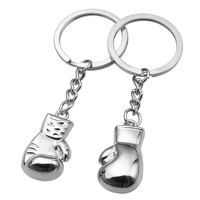 Boxing Gloves Pendant Keychain 3D Metal Boxer Movement Fighting Jewe-qk ...