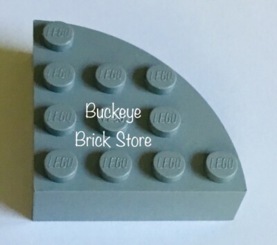 NEW Lego LIGHT BLUISH GRAY BRICK ROUND CORNER 4 x 4 Full Corner BRICK ...