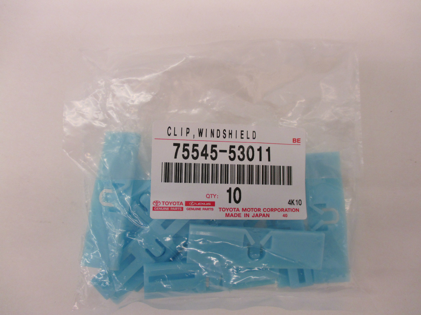 LEXUS OEM FACTORY WINDSHIELD MOULDING CLIP KIT 06-13 IS250 IS350 75545 ...