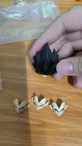 CUSTOM Dragon ball shf vegeta head | eBay