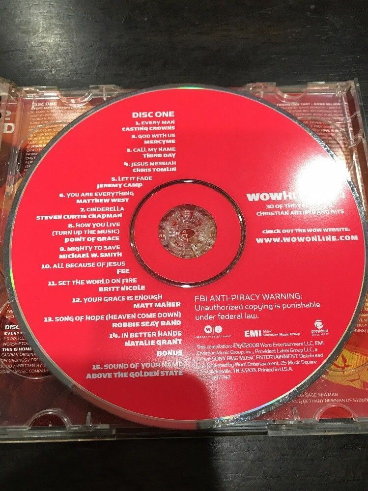 WOW Hits 2009 by Various Artists (CD, 2008, 2 Discs, Word Distribution ...