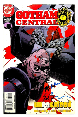 Gotham Central #21 Signed by Ed Brubaker & Michael Lark DC Comics | eBay