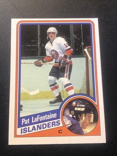 1984-85 O-Pee-Chee Pat LaFontaine #129 Rookie RC HOF NM | eBay